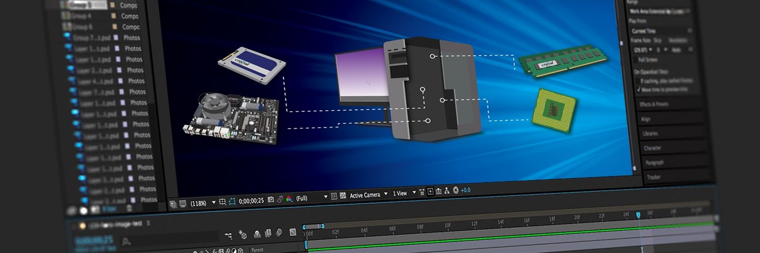 RAM 및 SSD를 통해 Adobe After Effects를 더 빠르게 실행하는 방법 | Crucial Korea ...